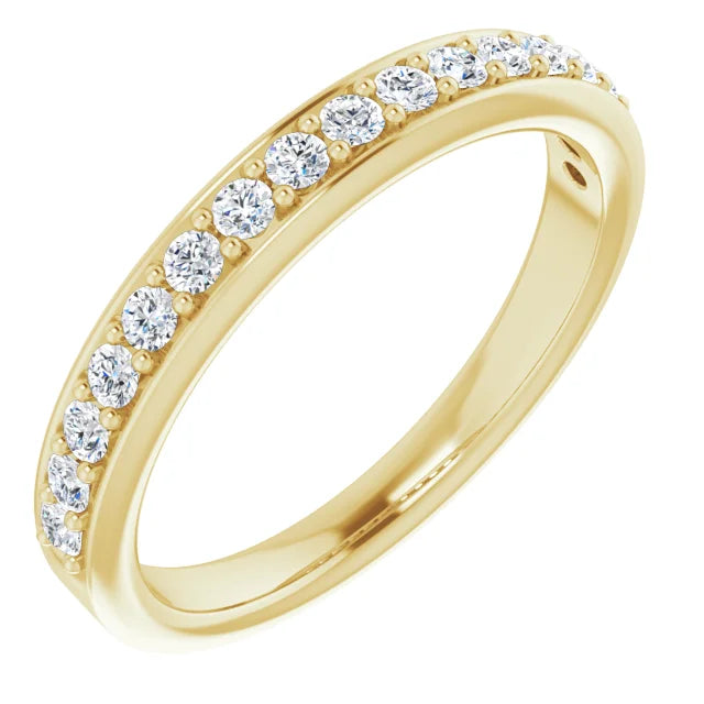 Round Pinpoint Anniversary Band – Zaana Jewelry