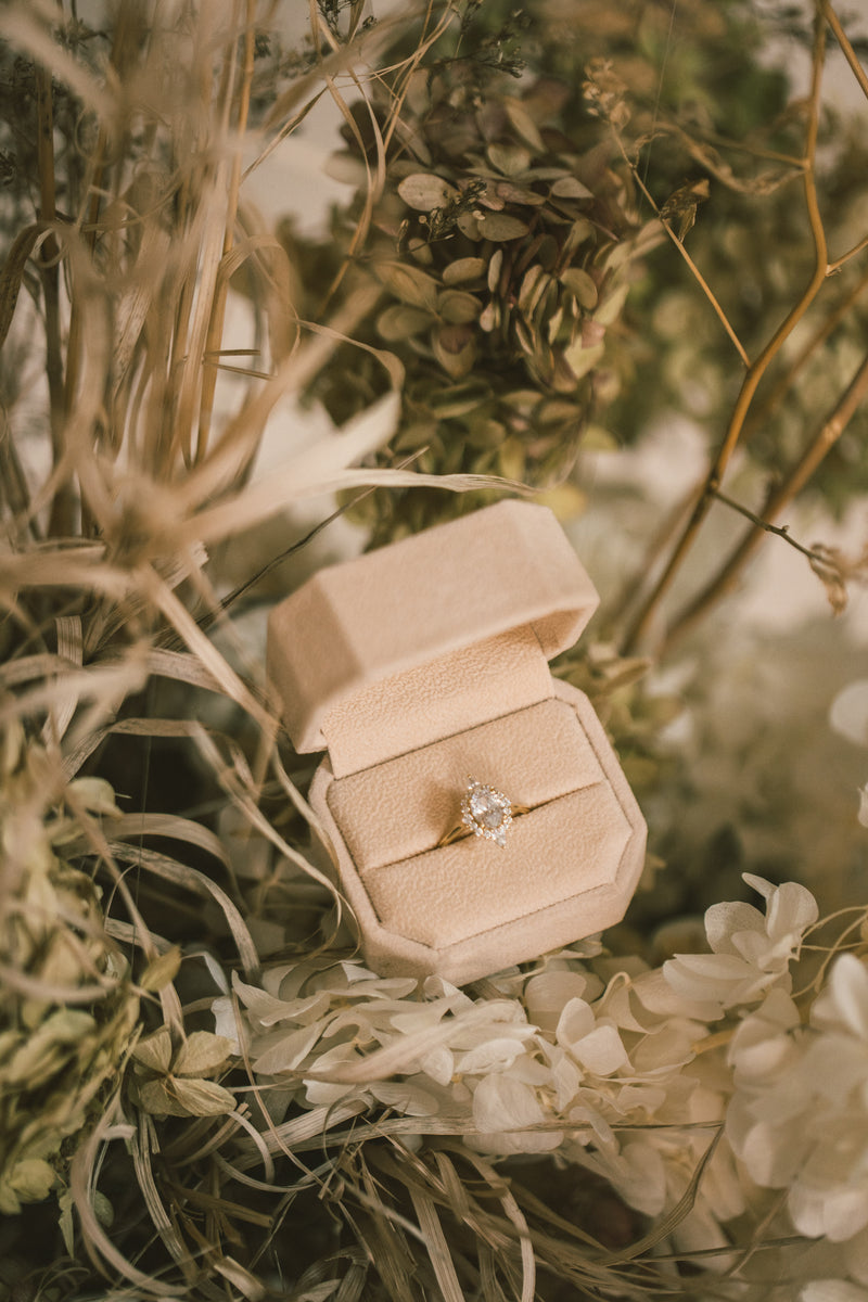 Suede Ring Box – Zaana Jewelry